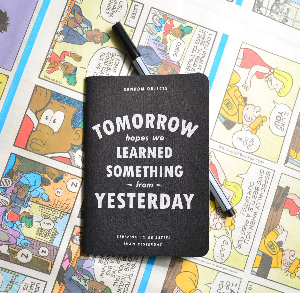 "TOMORROW" NOTEBOOK – Random Objects
